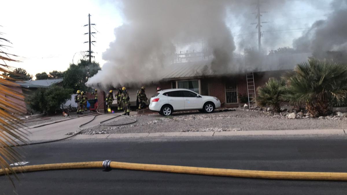 Tucson residents rescued from backyard during Tuesday morning fire ...