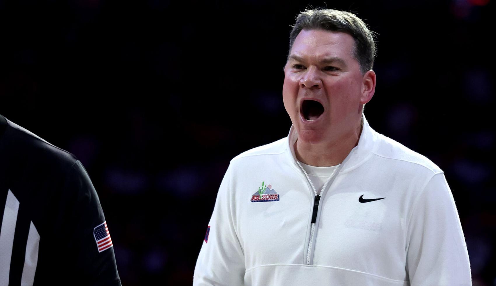 Arizona's Tommy Lloyd named to watch list for Naismith coach of year award