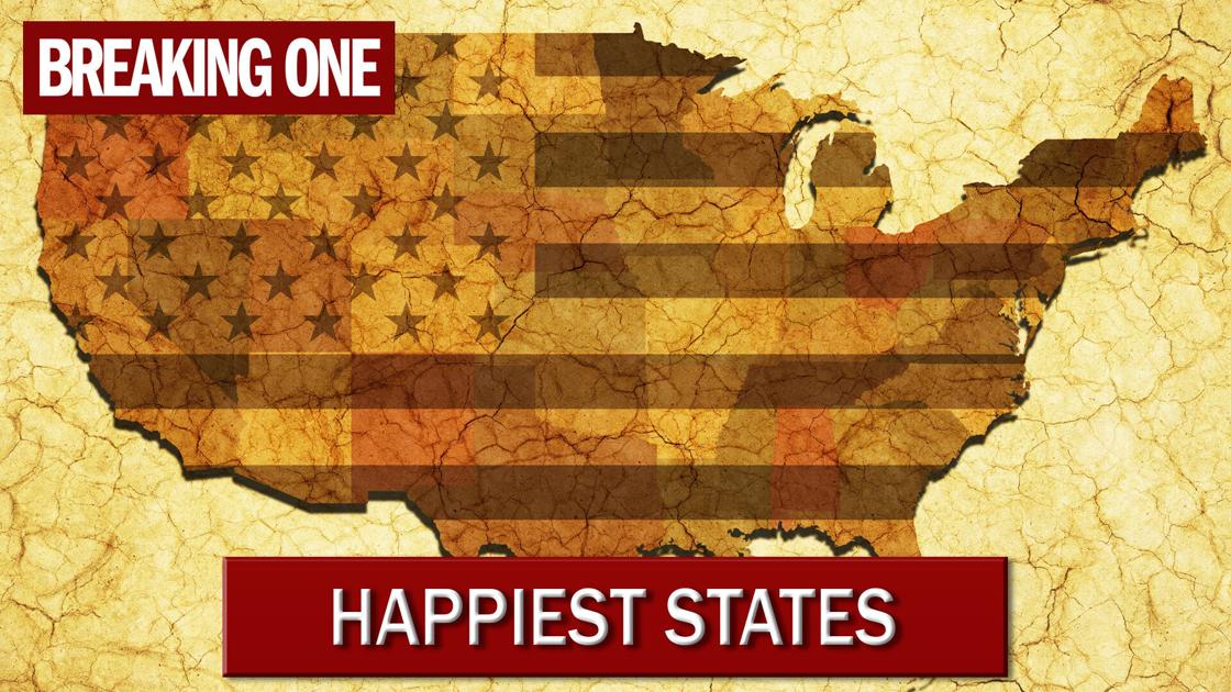 The happiest states to live in the US