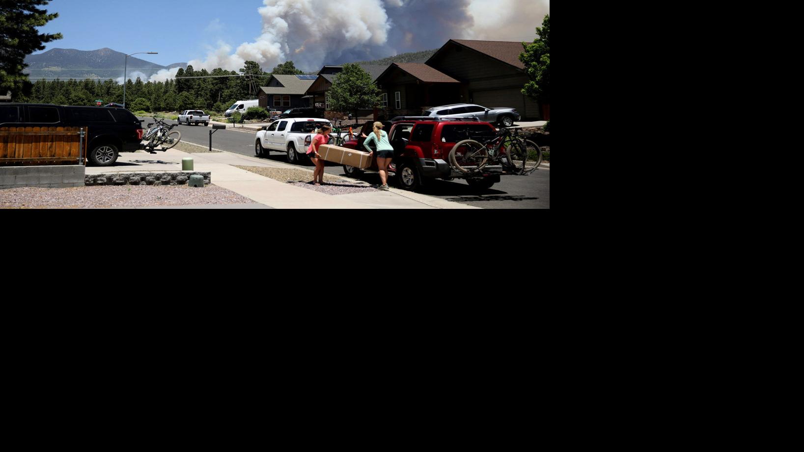 Wildfires forcing evacuations in Flagstaff area