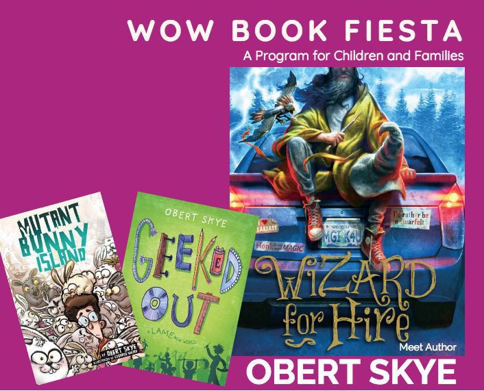 Wine tasting for books, bilingual family storytime, WOW book fiesta