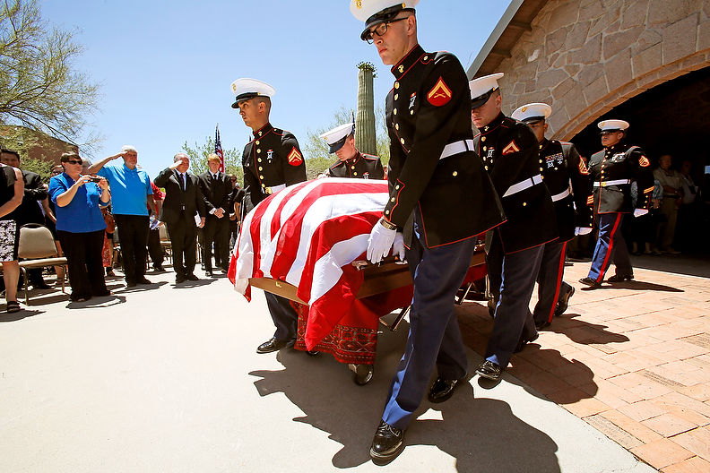 Photos: Marine Funeral | Local news | tucson.com