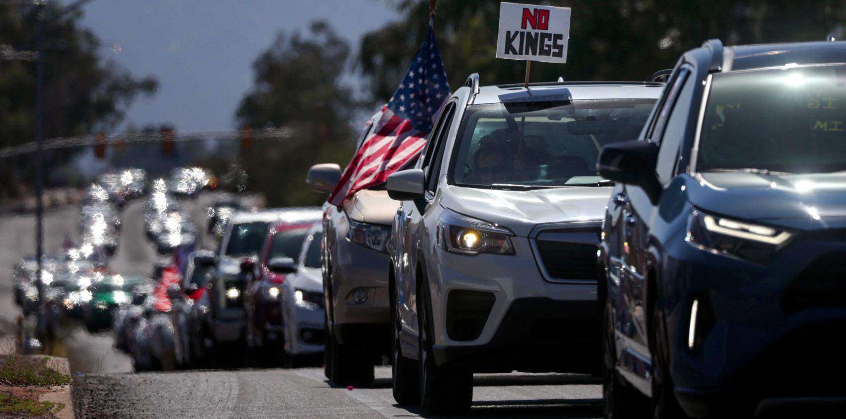 Thousands gather in Tucson 'No Kings' protest