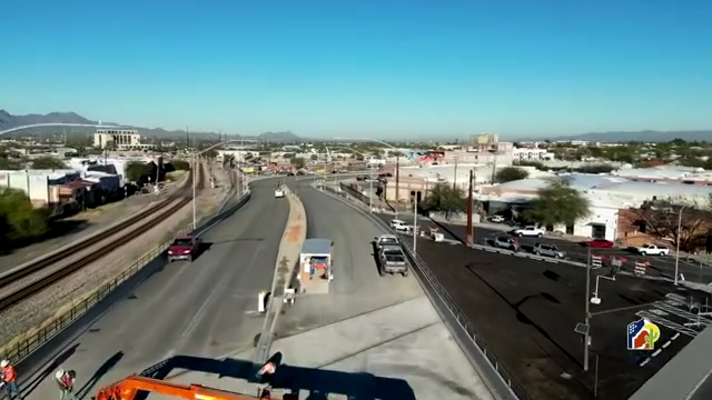 Birds Eye View Of Tucsons Downtown Links Project Phase Three Progress