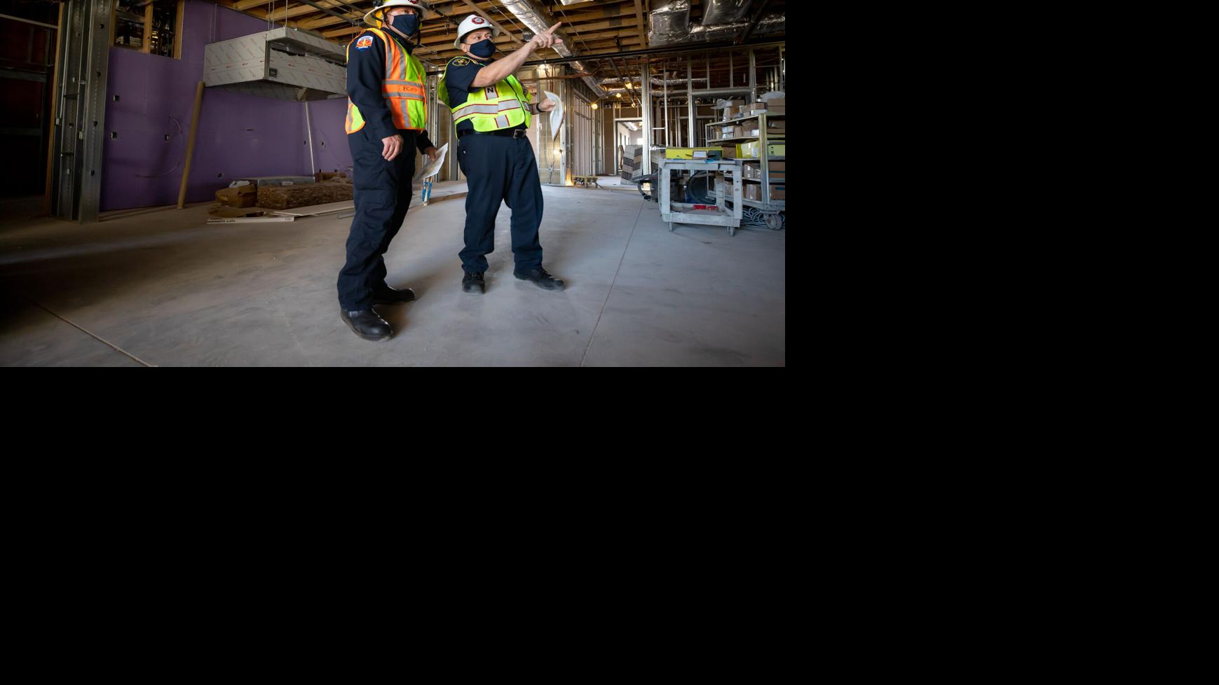 Photos: Newly rebuilt Tucson Fire Station nears stage one completion
