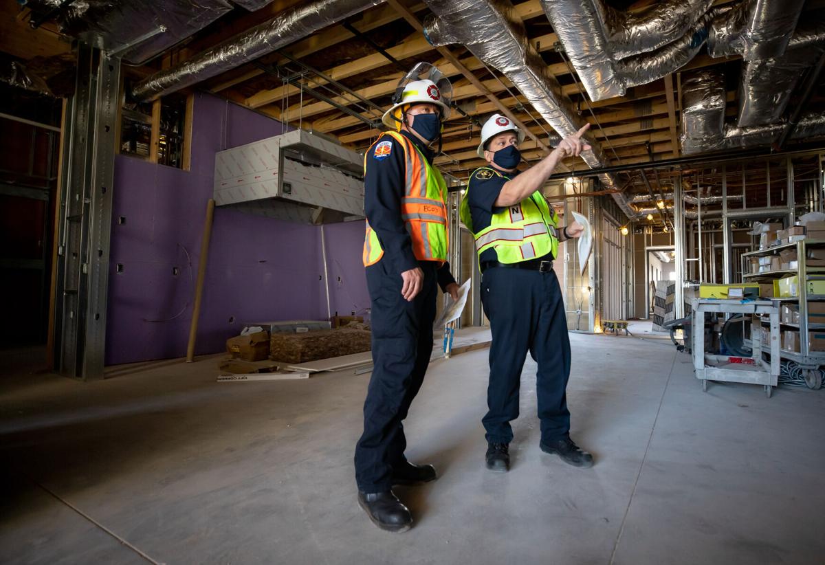 Photos: Newly rebuilt Tucson Fire Station nears stage one completion