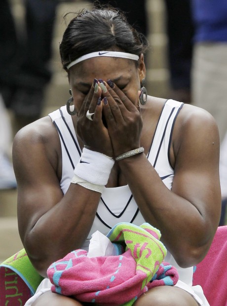 Wimbledon: Serena has a rare show of emotion after win