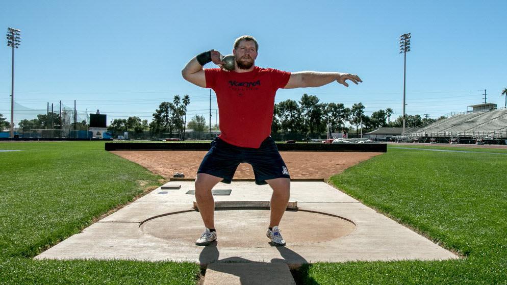 Arizona Wildcat Jordan Geist places sixth in shot put at Tucson Elite ...