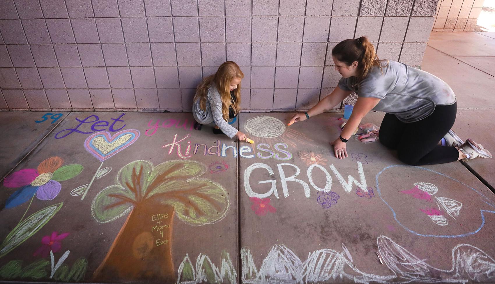 Photos: Chalk Art Marathon returns to Tanque Verde Elementary School
