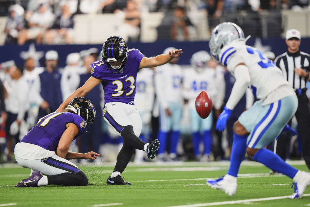 Former Wildcat Tyler Loop named starting kicker for Baltimore Ravens