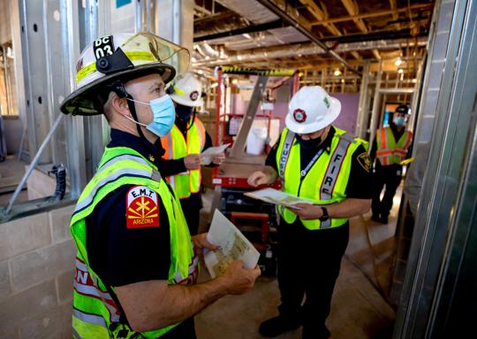 Photos: Newly rebuilt Tucson Fire Station nears stage one completion