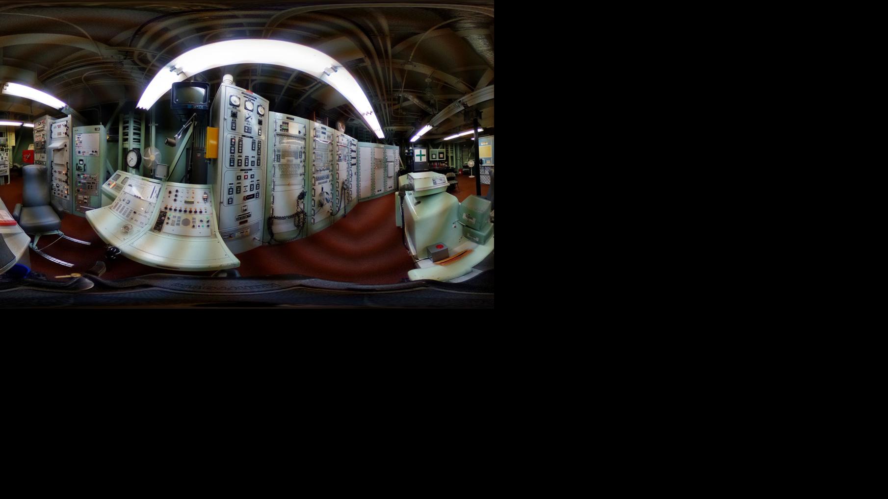 360-degree photo of Titan Missile Museum control room