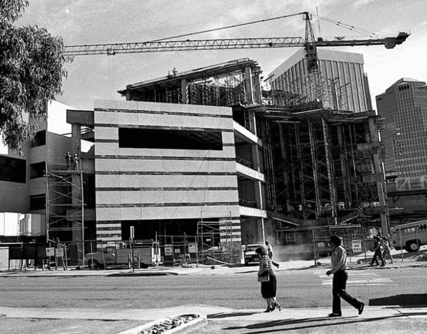 Tucson Time Capsule : main library going up
