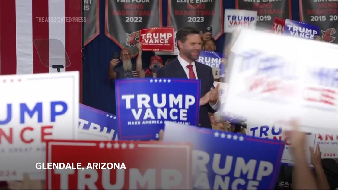During Arizona rally JD Vance defends Donald Trump's NABJ conference ...