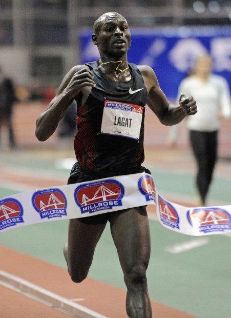 Millrose Games: Lagat breaks US indoor 5K record; UA's Lalang shatters ...