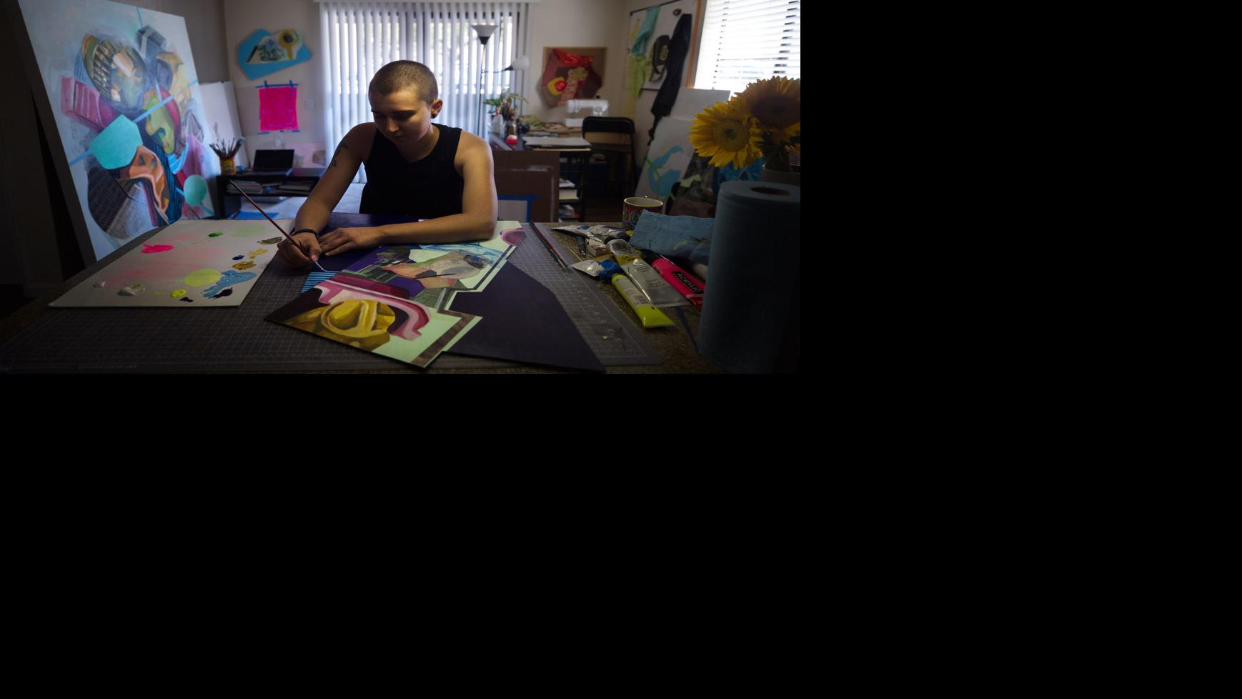 Tucson artist likes to "jump around" to different mediums