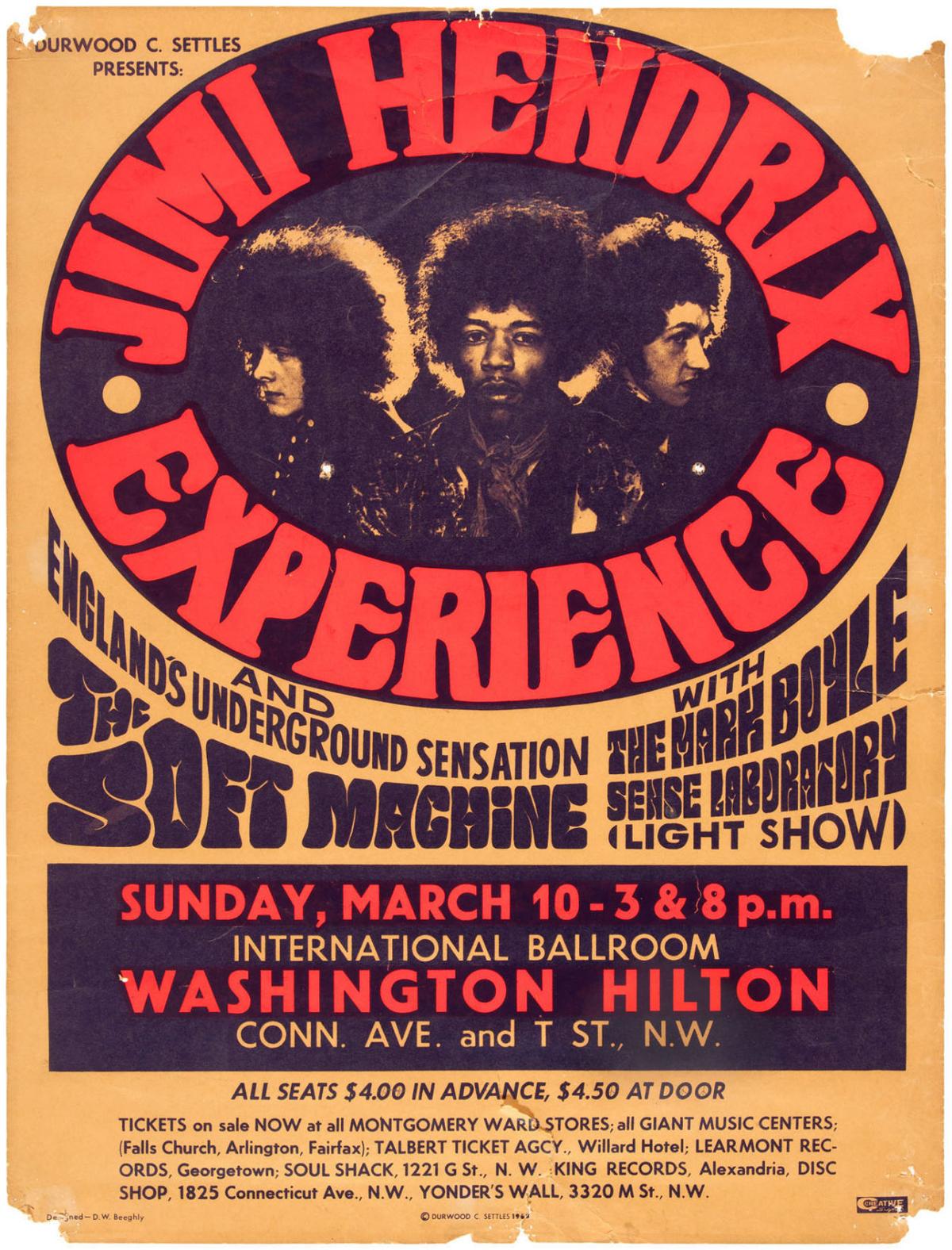 Jimi Hendrix poster brings in $6K at July auction