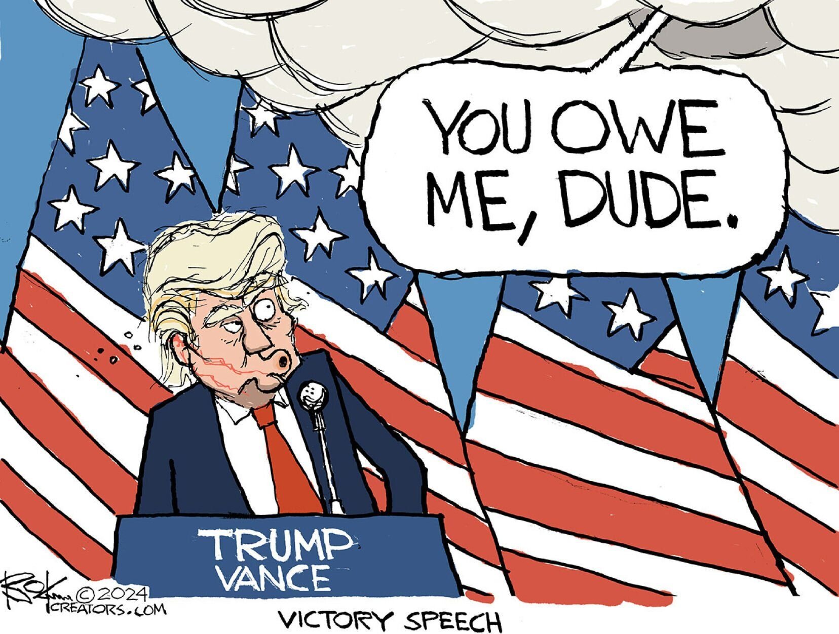 20 political cartoons draw out Donald Trump's win