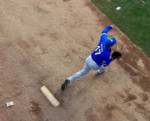 Rio Gomez handles the elements for Colombia in WBC qualifier