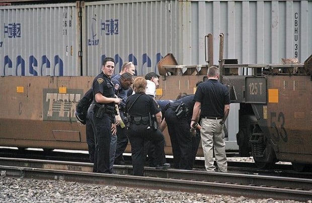 Man standing on train tracks killed