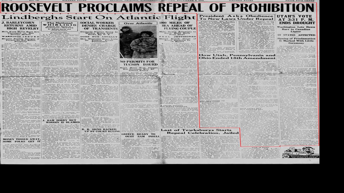 eighteenth amendment repealed