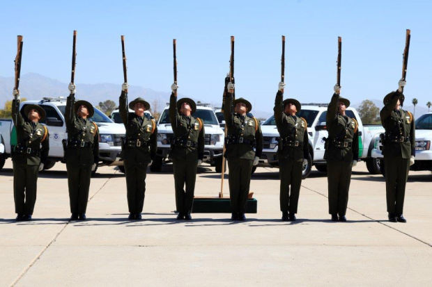 Tucson sector border patrol wins honor guard competition