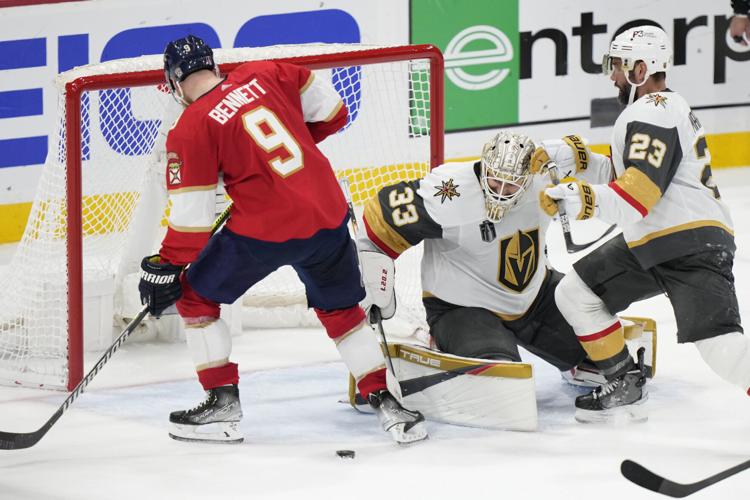 Golden Knights hold off Panthers 3-2, move win from Stanley Cup title ...