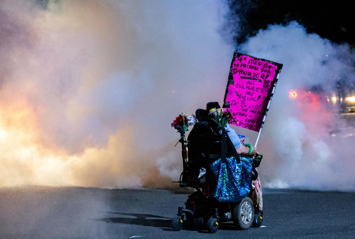 Photos: Peaceful protests and violent clashes in downtown Tucson