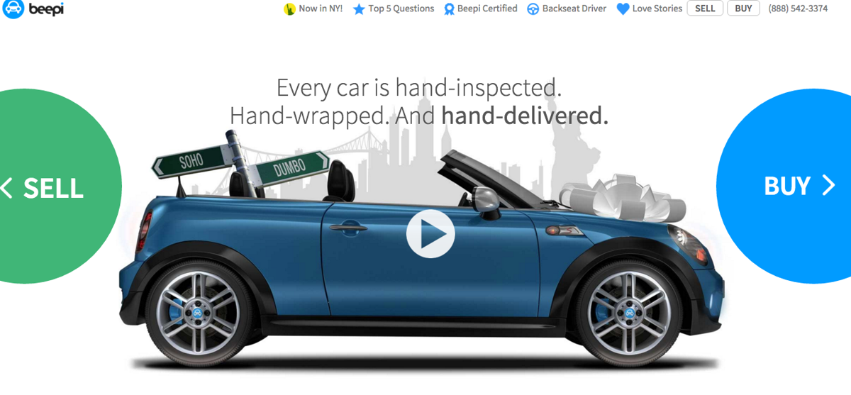 Online car marketer Beepi enters Tucson