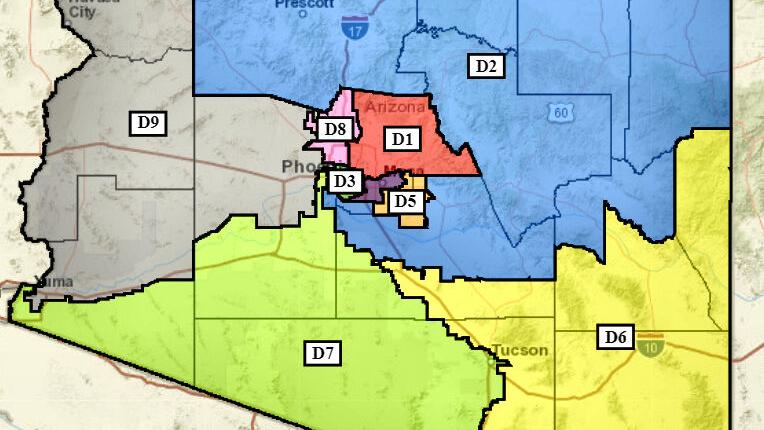 Map: See where Arizona's legislative and congressional districts are ...