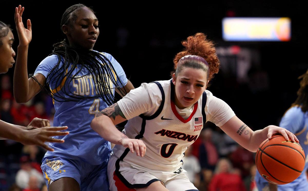 Photos: Arizona takes a 63-57 loss to Southern University, women's ...