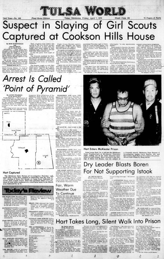 DNA points to longtime primary suspect in 1977 Oklahoma Girl Scout ...