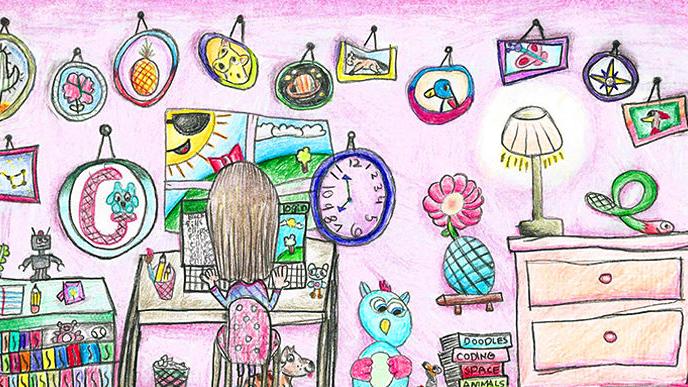 how to draw doodle 4 google