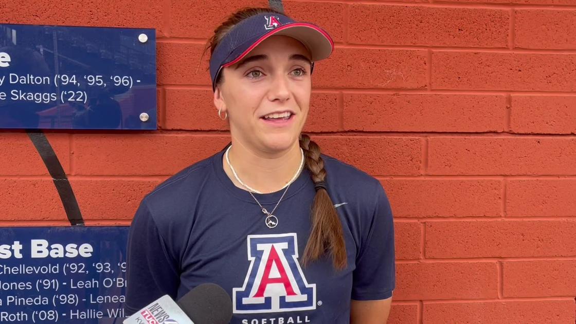 Arizona Softball | Caitlin Lowe, Allie Skaggs on UA's recent ...