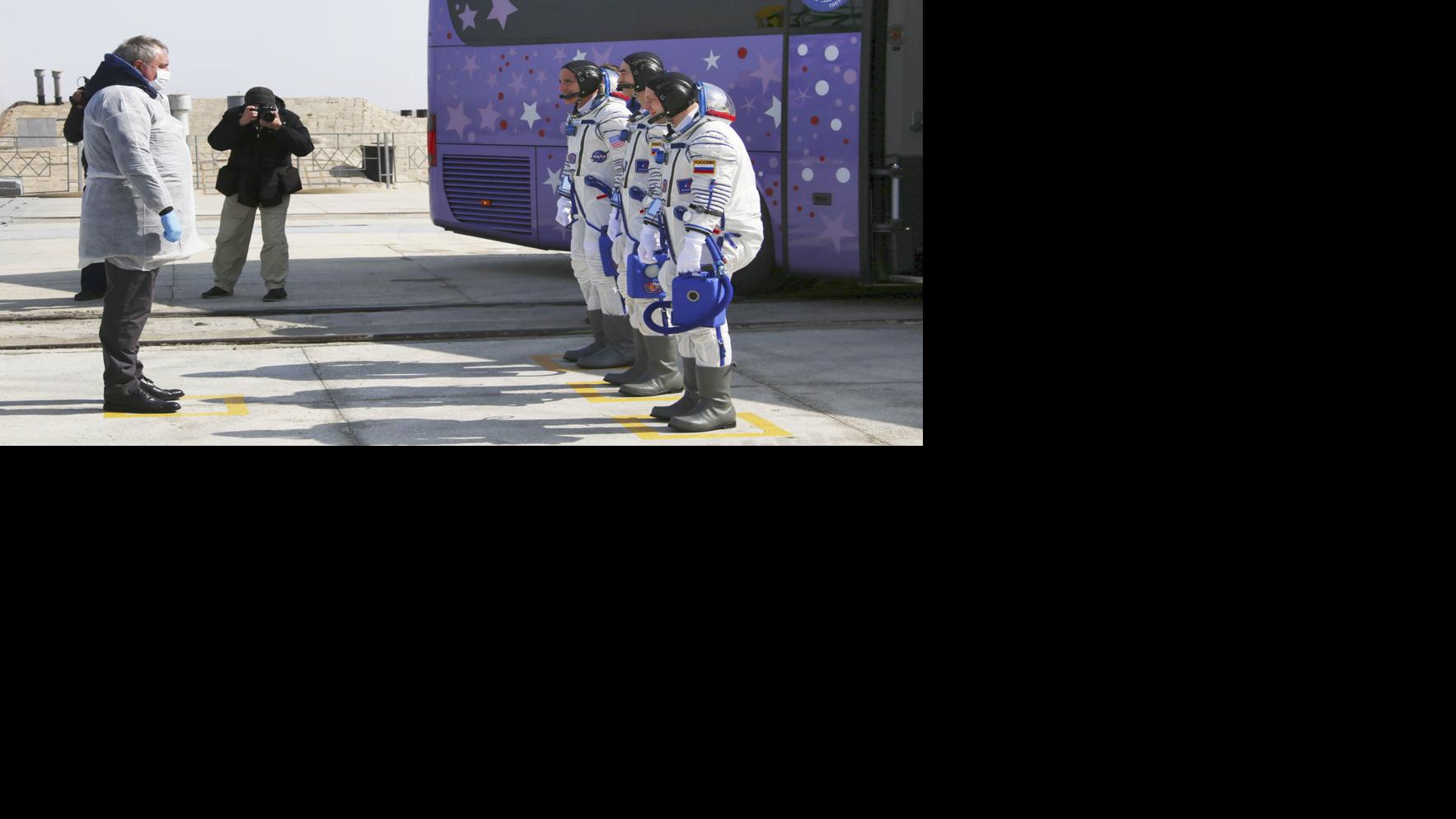 Astronauts accustomed to quarantine launch to space station during pandemic