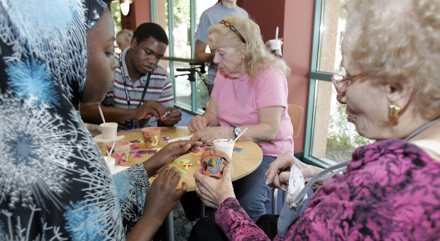 Handmaker holds 'Caring Companions' for residents