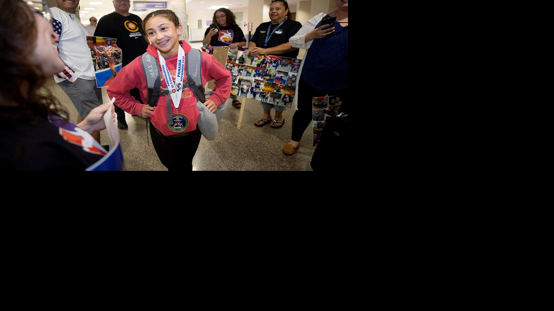 Audrey Jimenez, Tucson's 13-year-old wrestling sensation, brings home ...