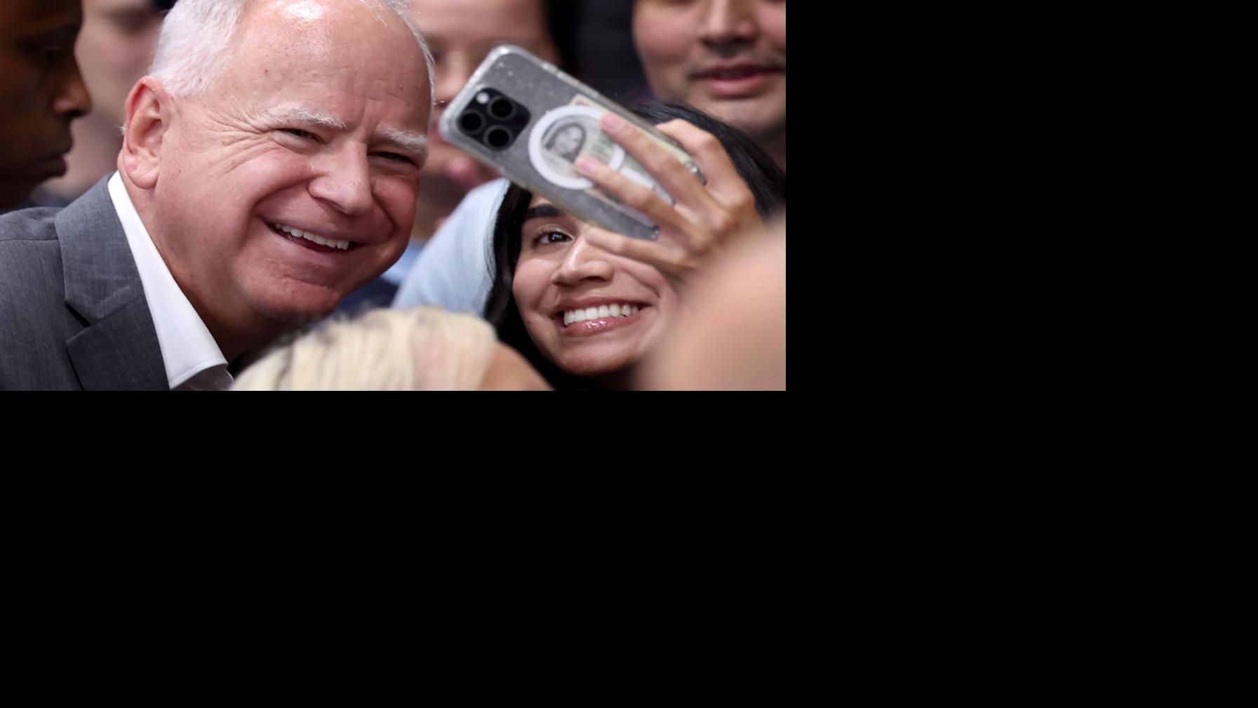 Photos: Democratic vice-presidential candidate Tim Walz in Tucson for ...