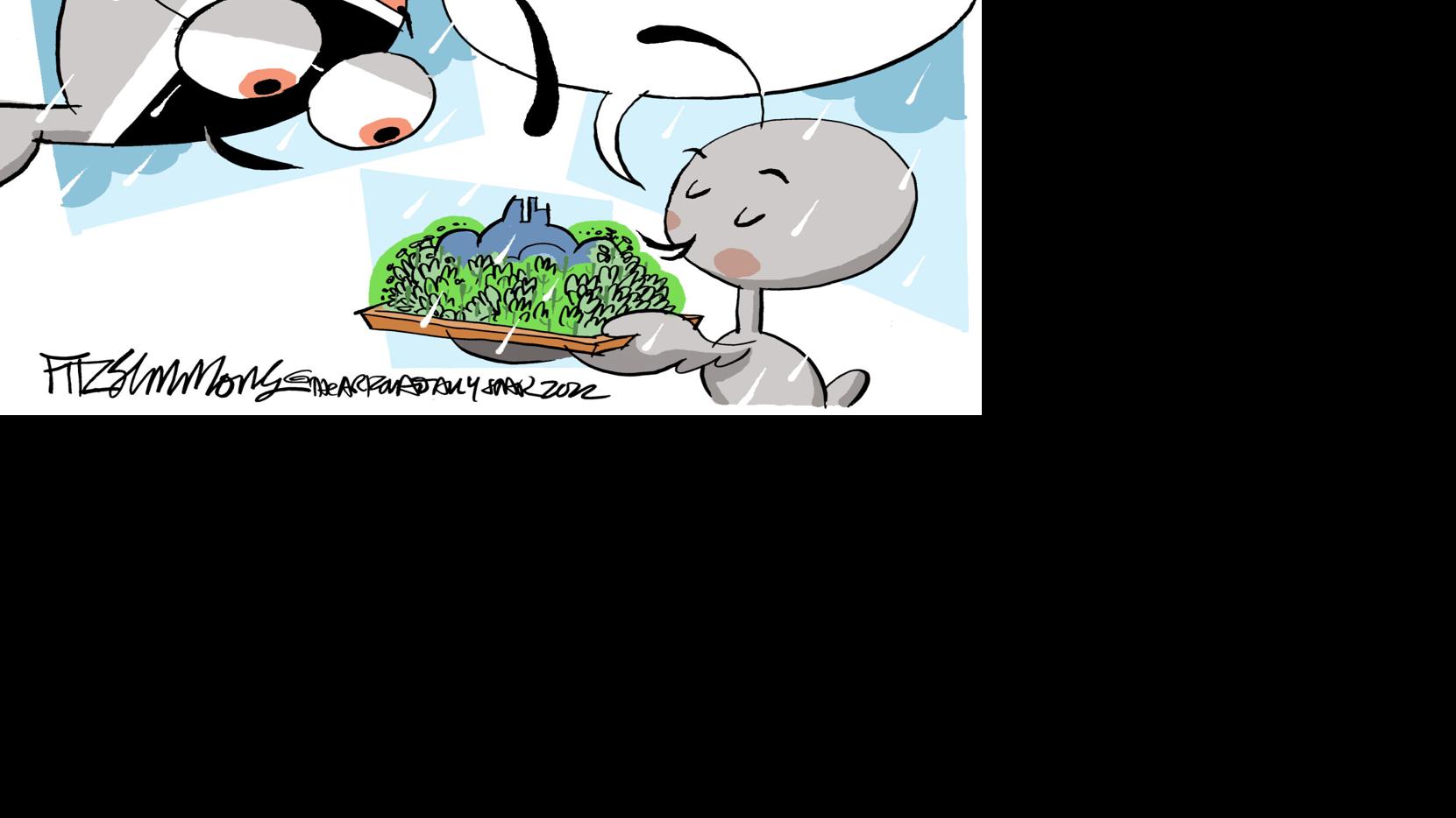 Daily Fitz Cartoon: Just add water
