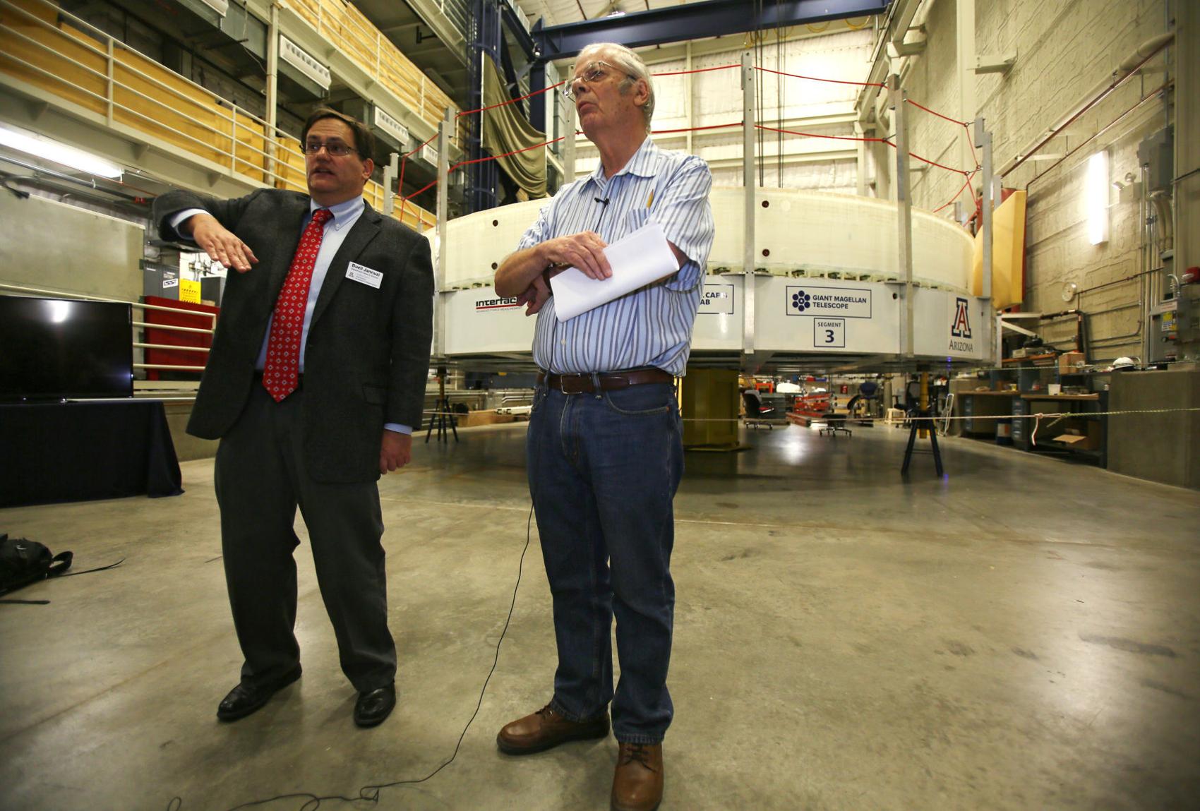 Photos: Mirrors for Giant Magellan Telescope at UA mirror lab