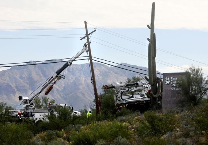 power lines down tucson