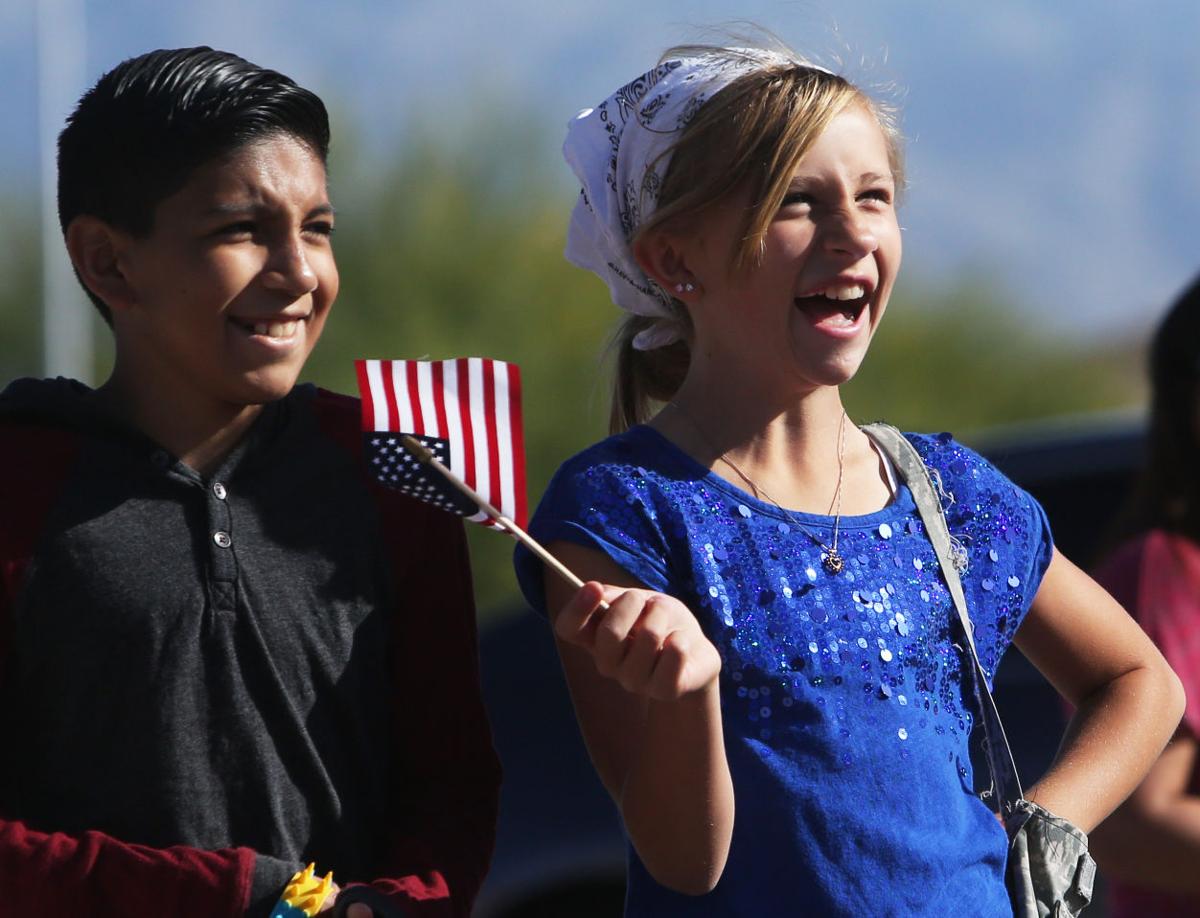 Photos: Red, white and blue for Borman Elementary