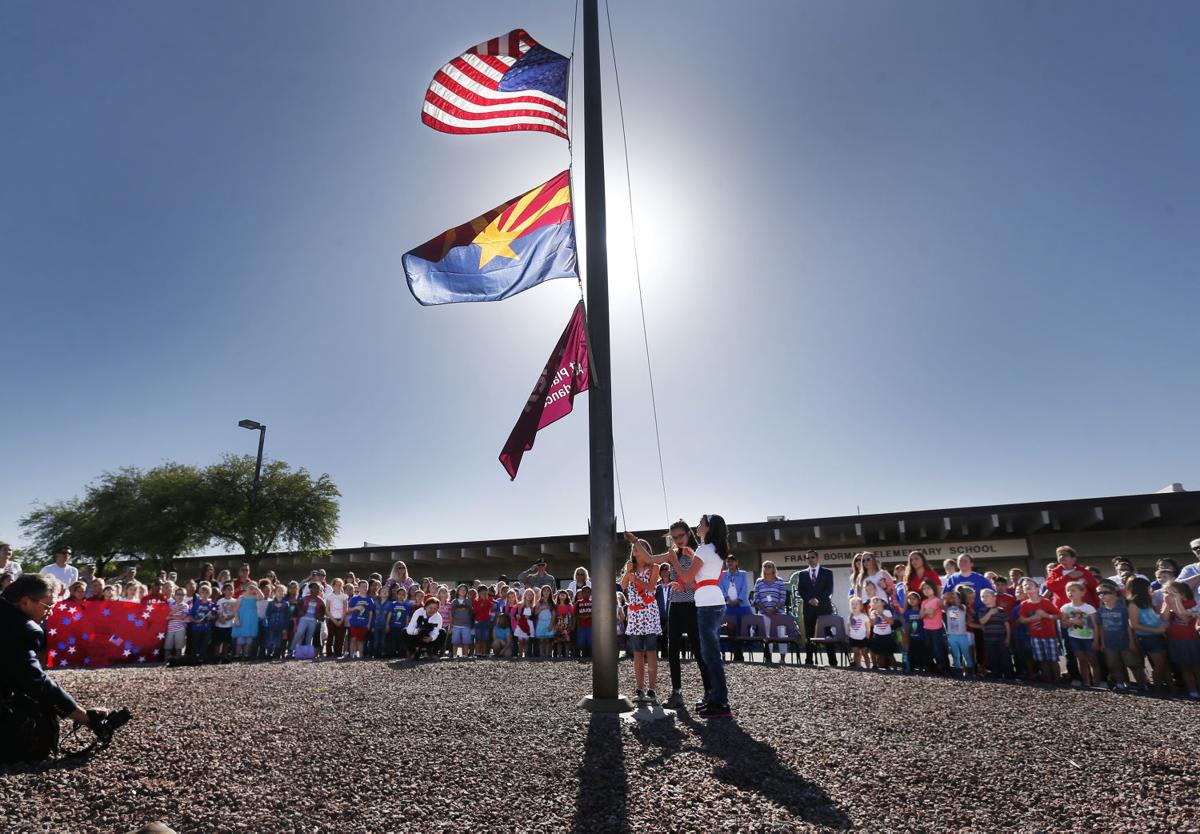 Photos: Red, white and blue for Borman Elementary
