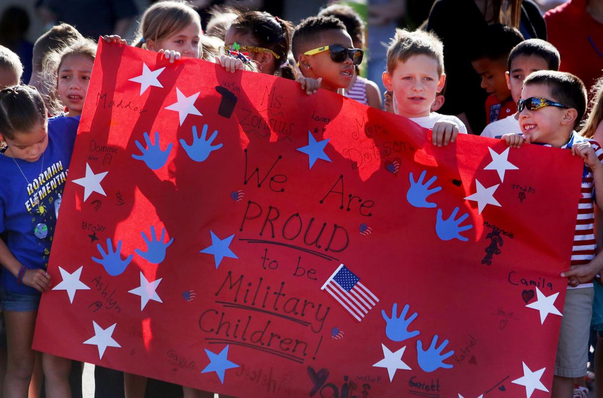Photos: Red, white and blue for Borman Elementary