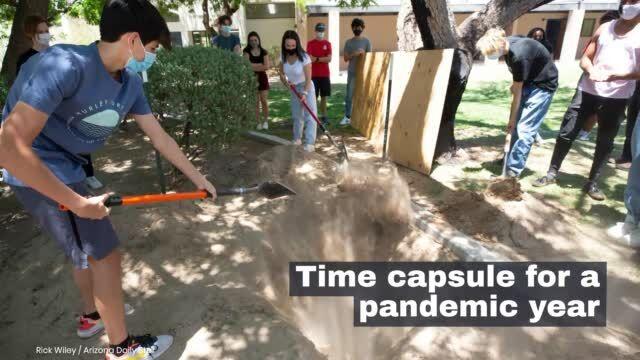 Time capsule marks the year of the pandemic