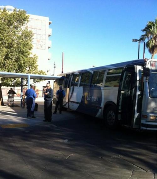 Bus hits downtown Tucson shade structure, riders detoured | Local news ...