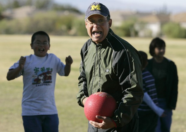Recess with 'Coach Steve' puts the 'play' back in 'playground'