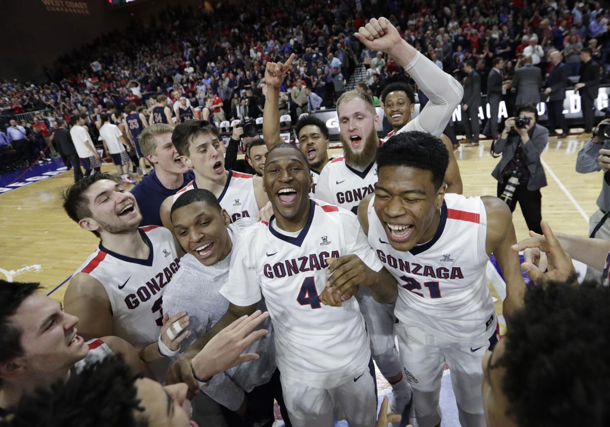 GONZAGA (32-1, West No. 1)