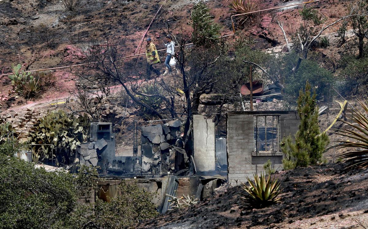 Photos: Wildfire consumes six structures in Bisbee | Local news ...