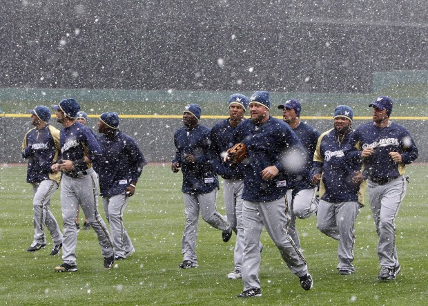 Major League Baseball: Snowballs, baseballs may share field on opening day